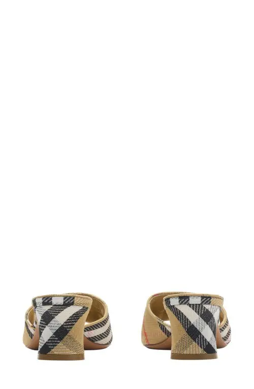 Burberry Sloane Check Slide Sandal