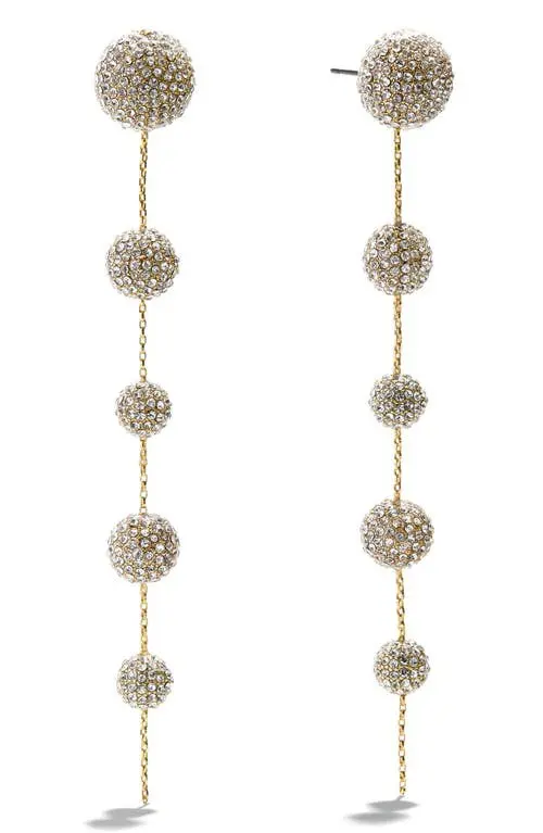 Baublebar Blair Crystal Orb Drop Earrings - Clear