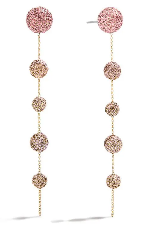 Baublebar Blair Crystal Orb Drop Earrings - Pink