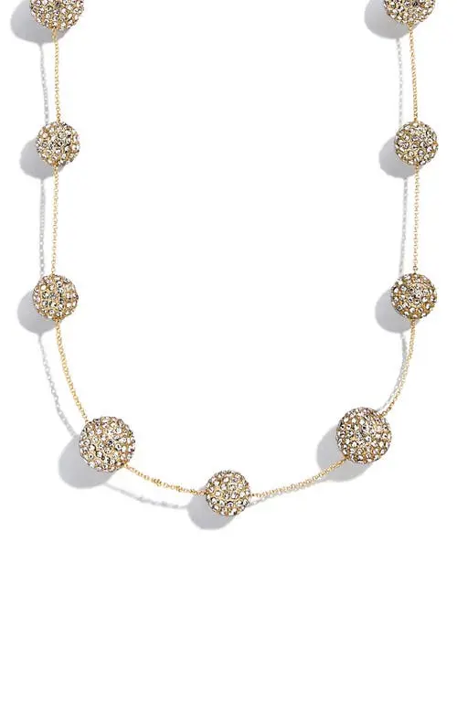 Baublebar Blair Crystal Sphere Station Necklace