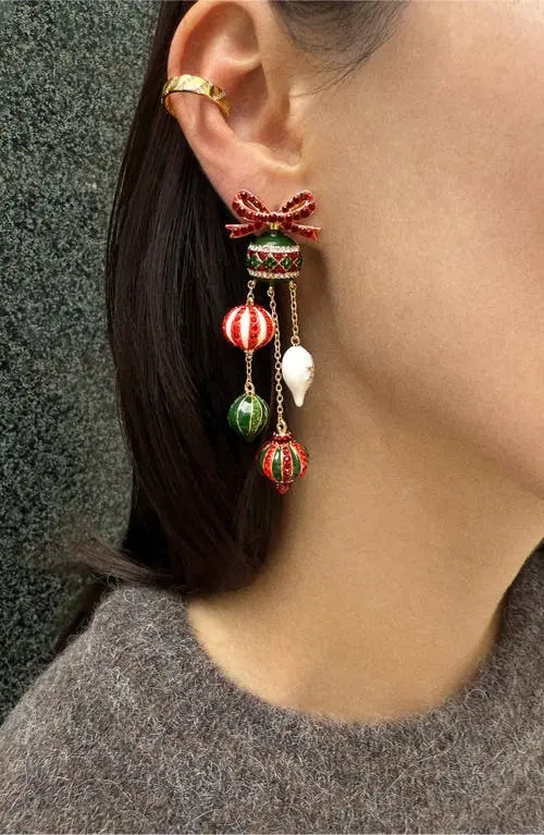 Baublebar Ornamental Crystal Drop Earrings