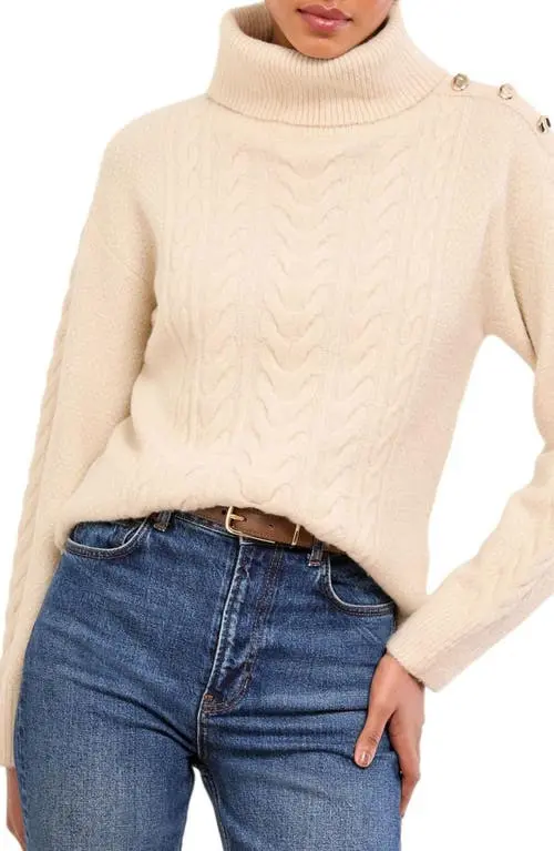 LIPSY Cable Knit Turtleneck Sweater