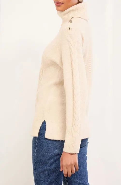 LIPSY Cable Knit Turtleneck Sweater