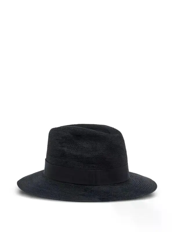 Giorgio Armani Ribbon-trim Fedora Hat