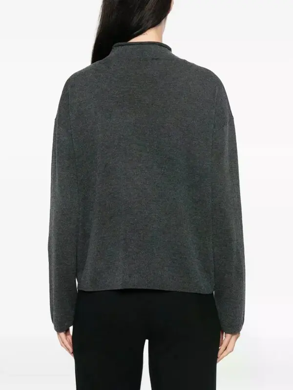Marc O'polo Mock-neck Knitted Sweater - Grey