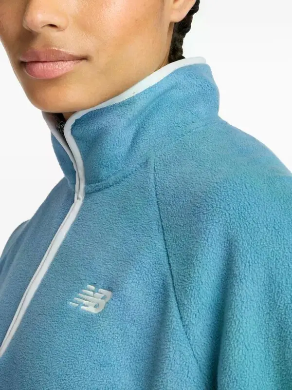 NEW BALANCE Half-zip Fleece Sweatshirt