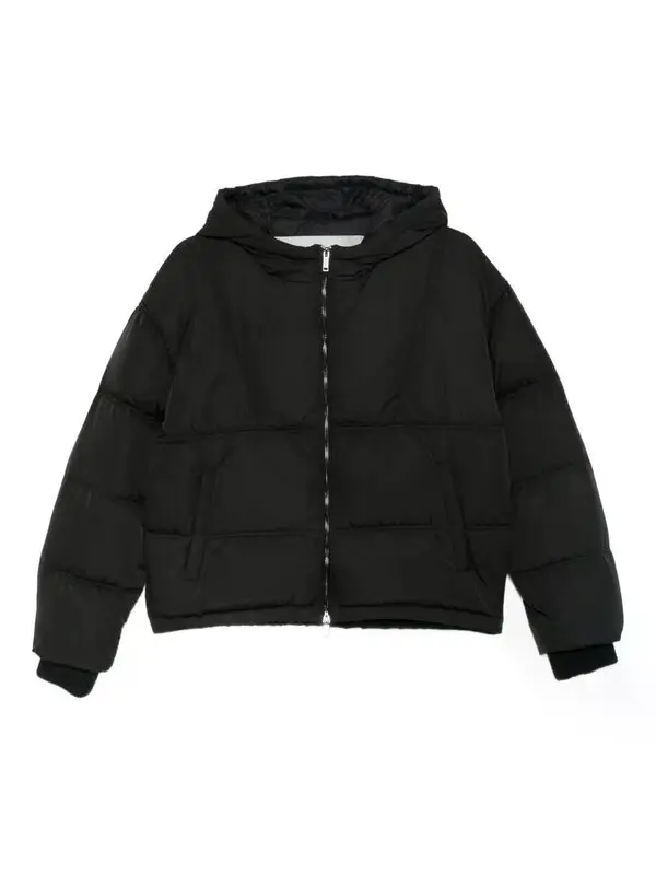 Iceberg Hooded Down Jacket - Black