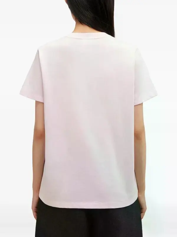 GANNI Logo Organic Cotton T-shirt
