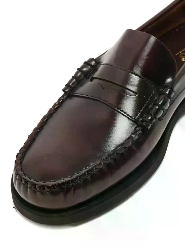 SEBAGO Dan Po Leather Penny Loafers - Brown
