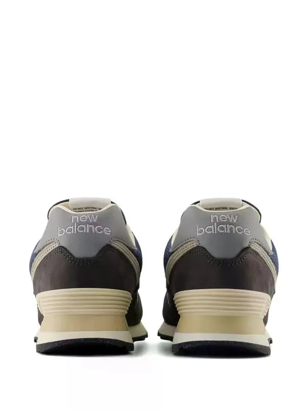 NEW BALANCE 574 Logo-patch Sneakers - Brown