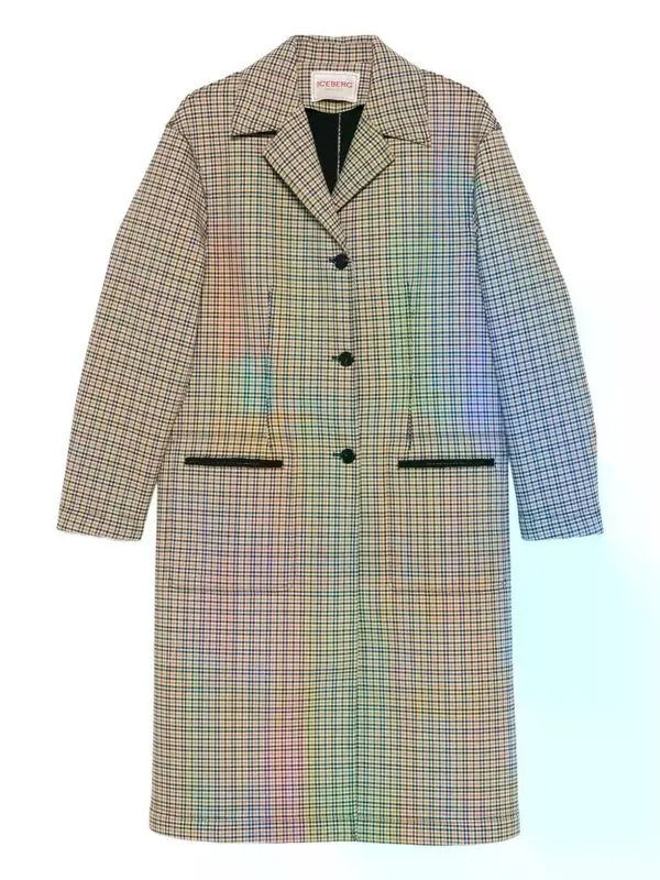 Iceberg Checked Coat