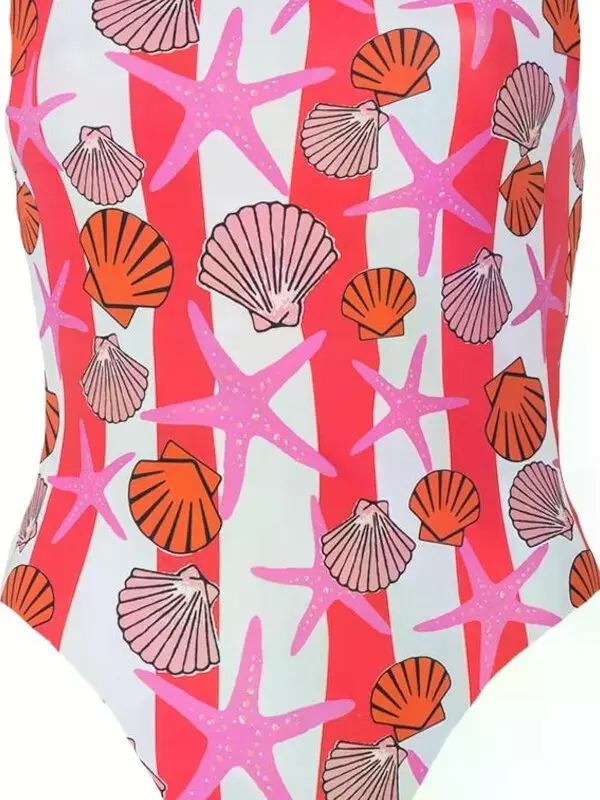 Lhd Key Biscayne Striped Print Bodysuit