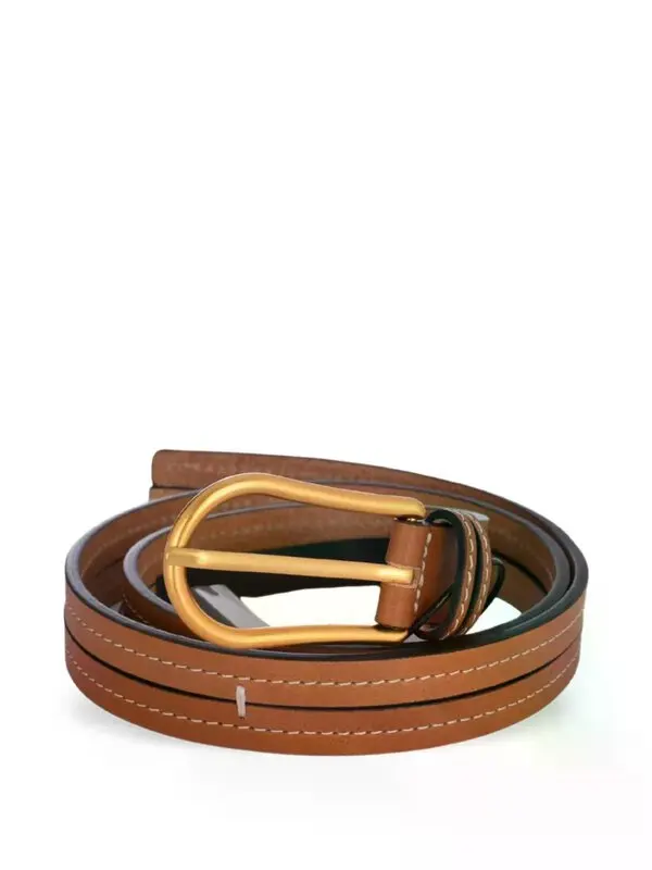 GIANNI CHIARINI Double-strap Leather Belt