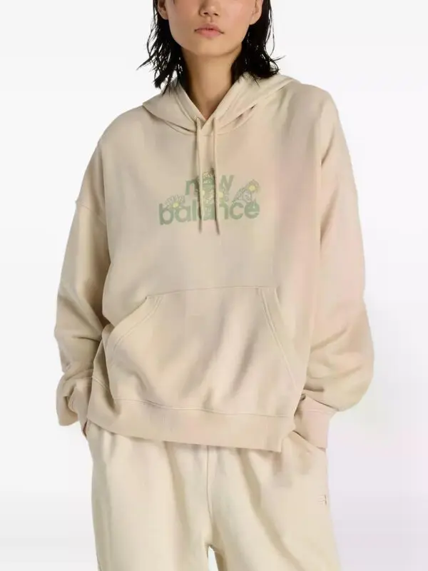 NEW BALANCE Hooded Pullover With Front Pouch Pocket