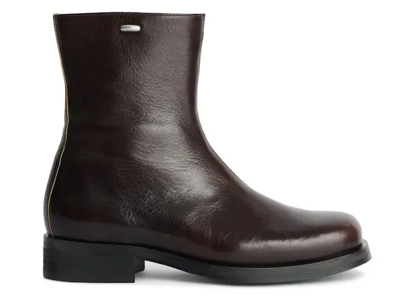 Our Legacy Camion Leather Boots - Deep Americano