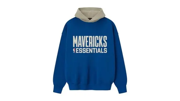 Fear Of God Essentials Mavericks Sport Hoodie - Blue/seal