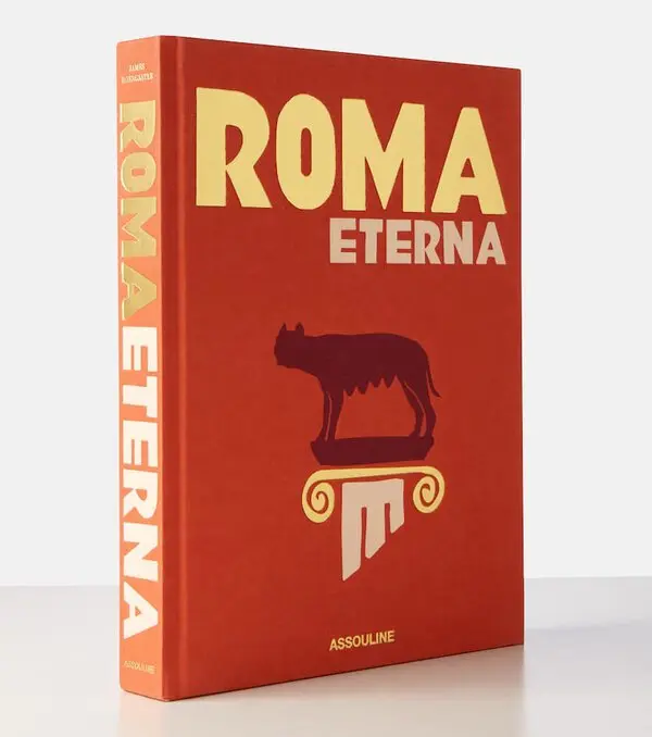 Assouline Roma Eterna Book - Burgundy