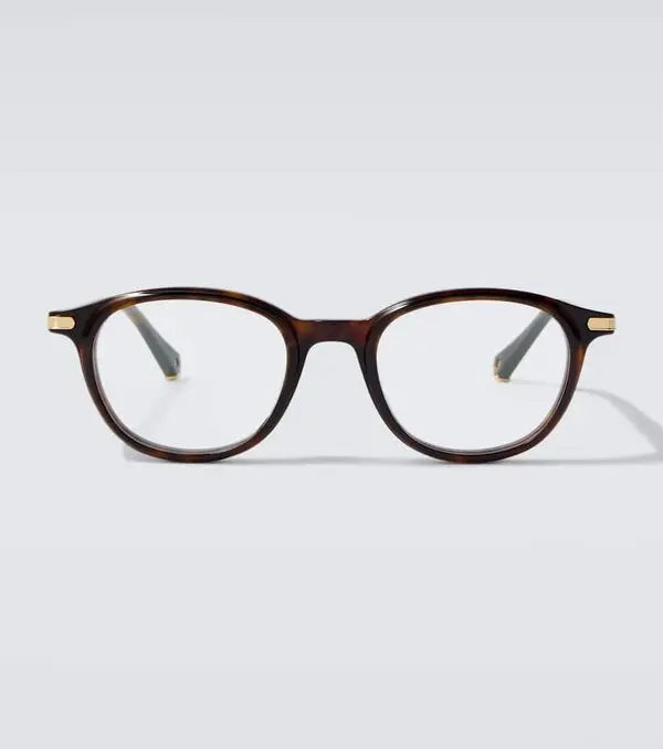 CARTIER Signature C De Round Glasses - Brown