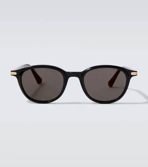 Cartier Signature C De Round Sunglasses - Black