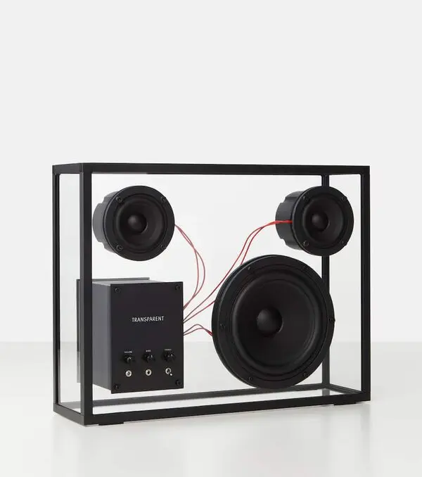 TRANSPARENT Glass Speaker - Black
