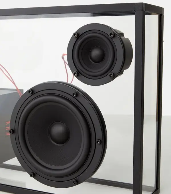 TRANSPARENT Glass Speaker - Black