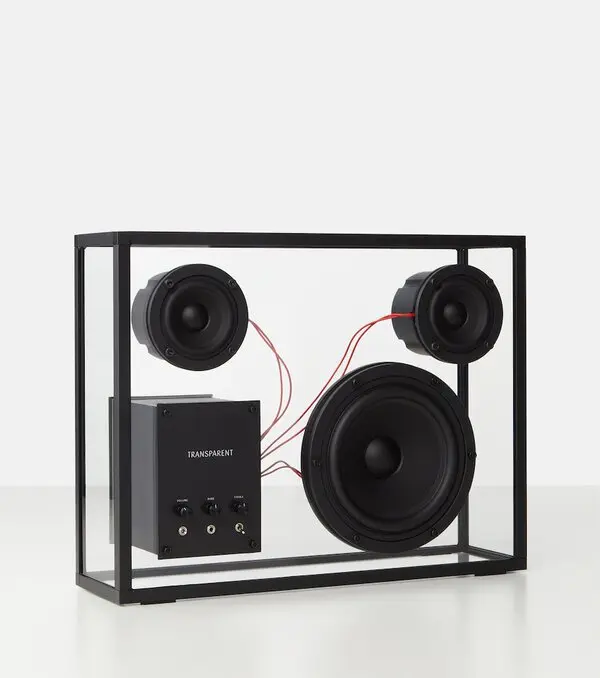 TRANSPARENT Glass Speaker - Black