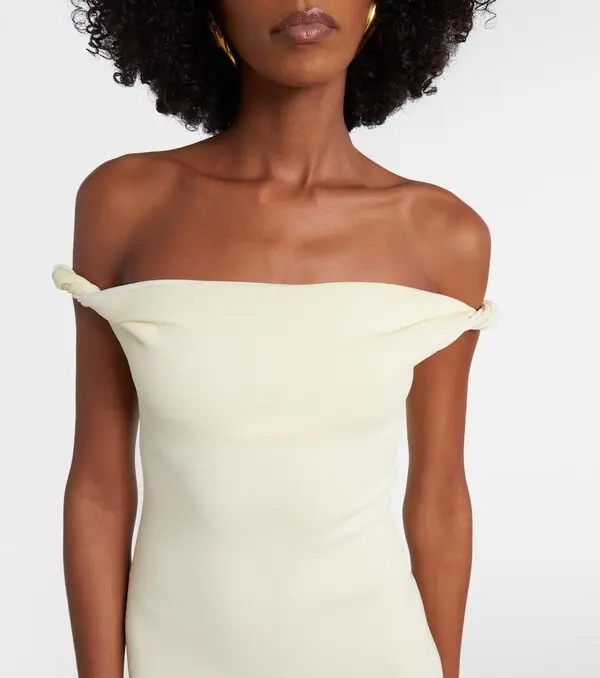 SIR. Elia Off-shoulder Maxi Dress - Yellow