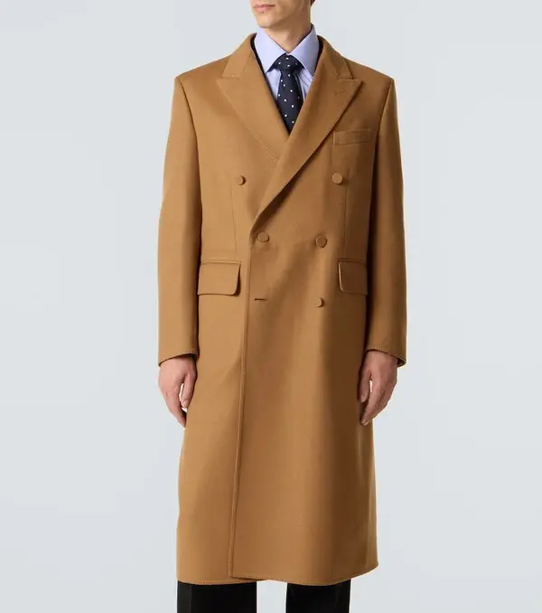 TOM FORD Wool And Cashmere Double-breasted Coat