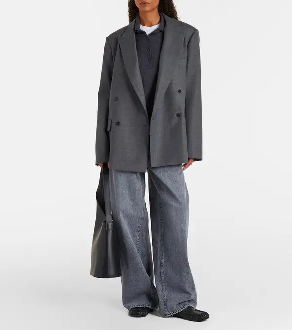 THE FRANKIE SHOP Newark Wool-blend Blazer