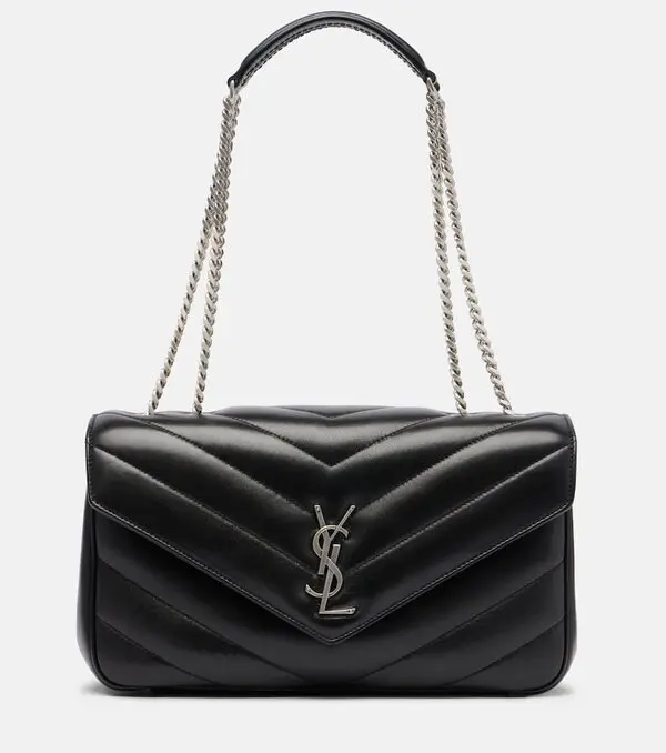Saint Laurent Loulou Medium Shoulder Bag - Black