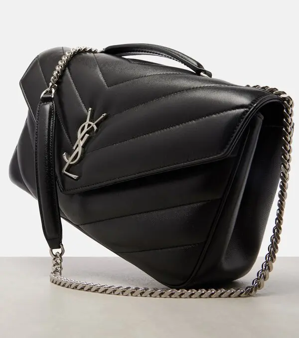 Saint Laurent Loulou Medium Shoulder Bag - Black
