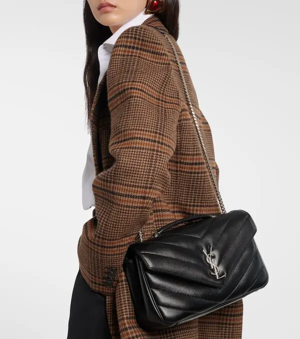 Saint Laurent Loulou Medium Shoulder Bag - Black
