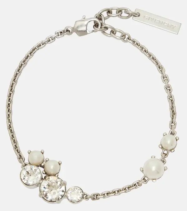 Givenchy Embellished Bracelet - Silver