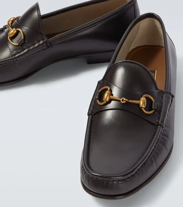 Gucci Horsebit 1953 Leather Loafers - Brown