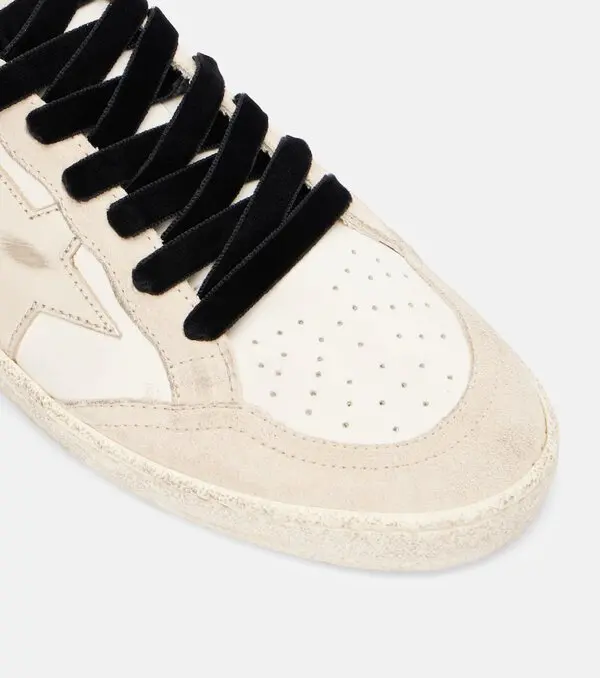 GOLDEN GOOSE Ball Star Leather Sneakers - Beige