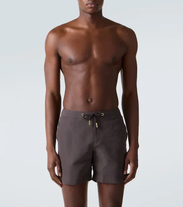 Orlebar Brown Bulldog Swim Trunks - Brown