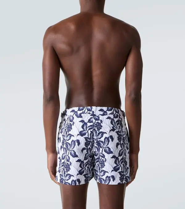 Orlebar Brown Bulldog Floral Swim Trunks - White