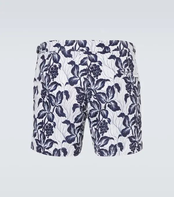 Orlebar Brown Bulldog Floral Swim Trunks - White