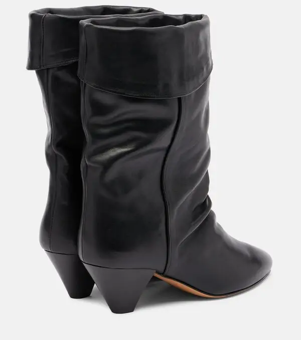 Isabel Marant Étoile Dalby Leather Ankle Boots