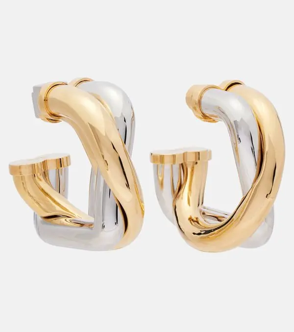 Jacquemus Doppio Hoop Earrings - Gold