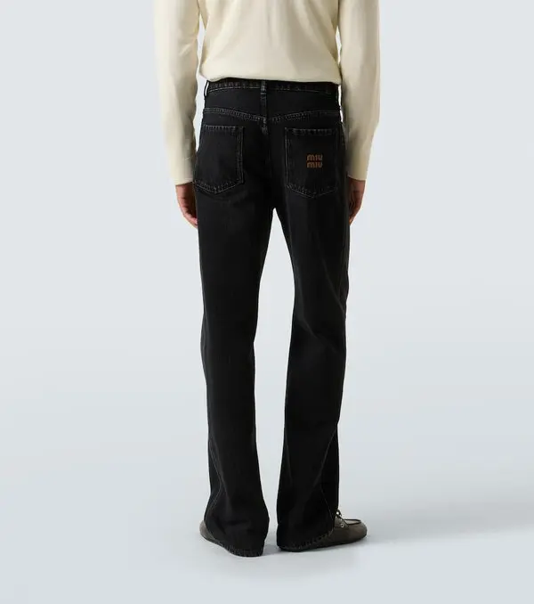 Miu Miu Mid-rise Straight Jeans