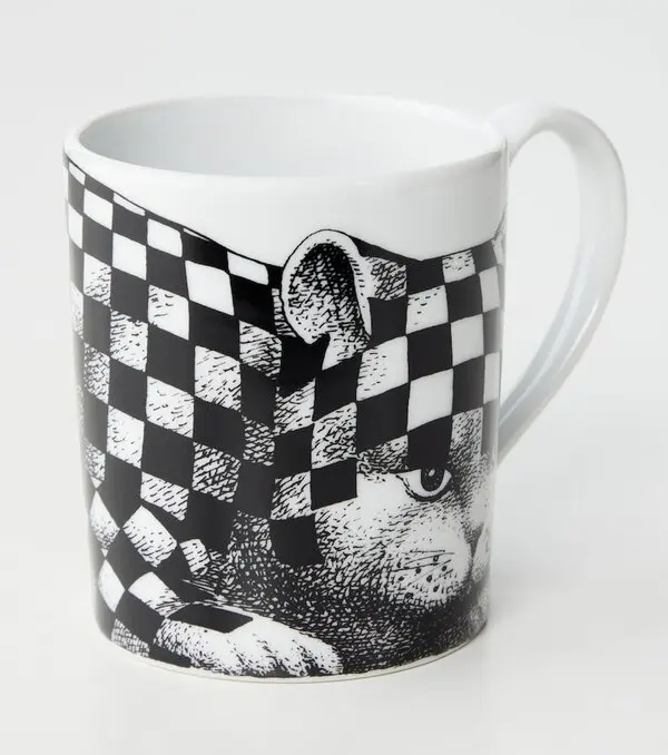 FORNASETTI High Fidelity Porcelain Mug