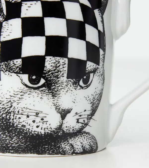 FORNASETTI High Fidelity Porcelain Mug