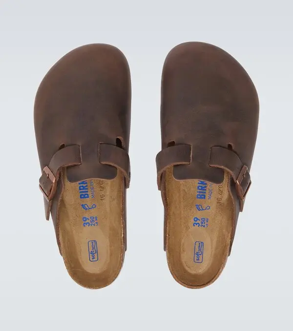 BIRKENSTOCK Boston Leather Clogs