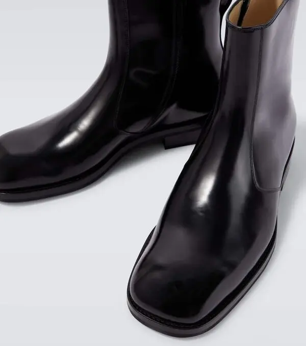 LEMAIRE Leather Ankle Boots