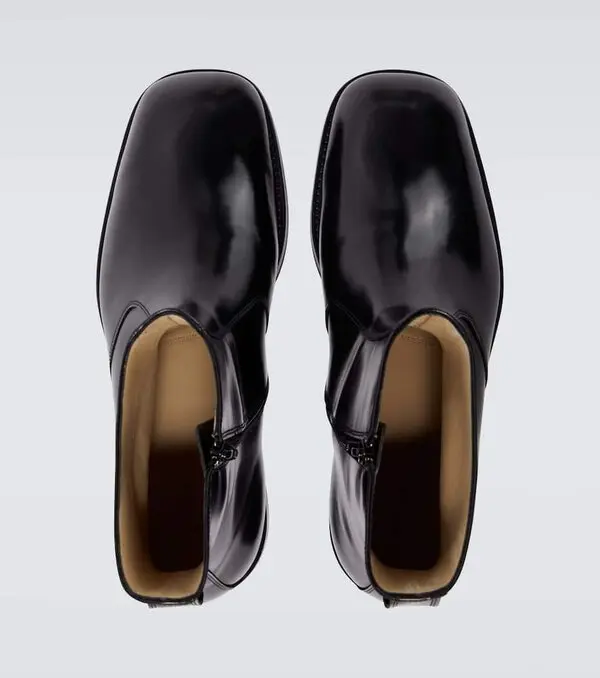 LEMAIRE Leather Ankle Boots