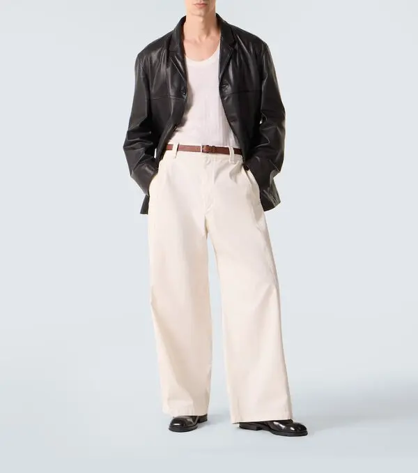 LEMAIRE Leather Ankle Boots