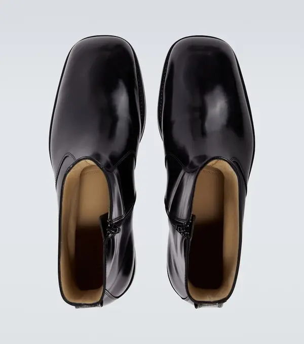 LEMAIRE Leather Ankle Boots