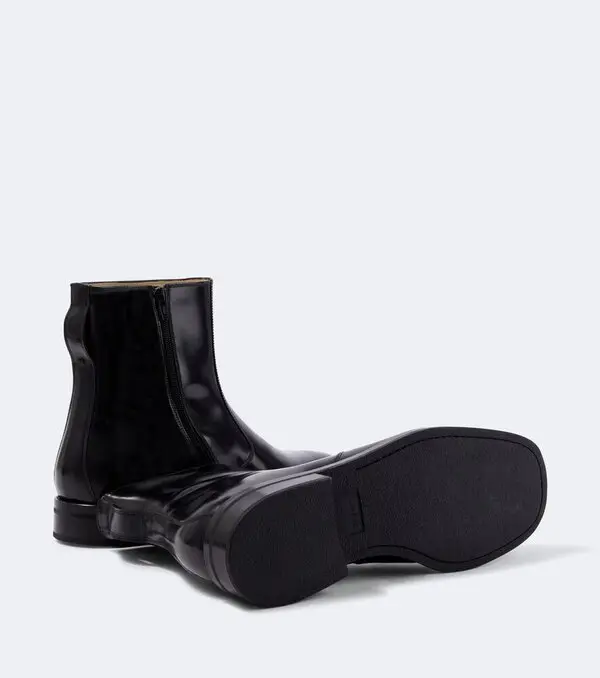 LEMAIRE Leather Ankle Boots