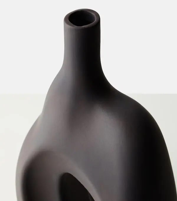 101 COPENHAGEN Ni Medium Ceramic Vase Kristian Sofus Hansen And Tommy Hyldahl - Brown
